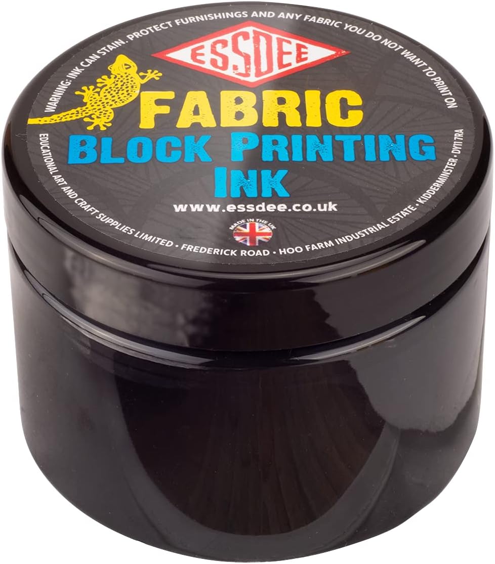 Essdee Fabric Printing Ink, Black, 150ml : Amazon.co.uk: Home & Kitchen