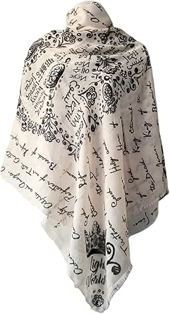 SHZONS Jesus Name Christian Prayer Scarf | Protection Bible Verse ...