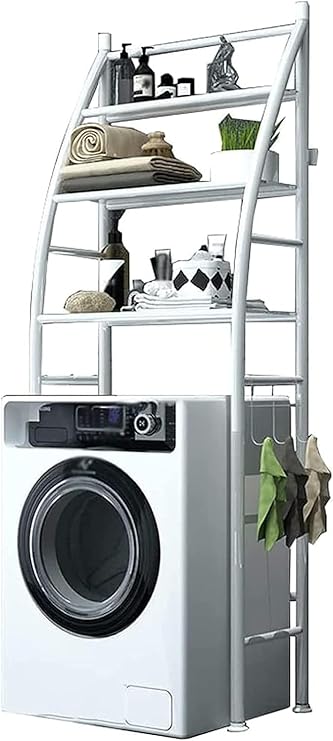 3 Layer Over Washing Machine Storage Rack, Utility Bathroom Shelf ...