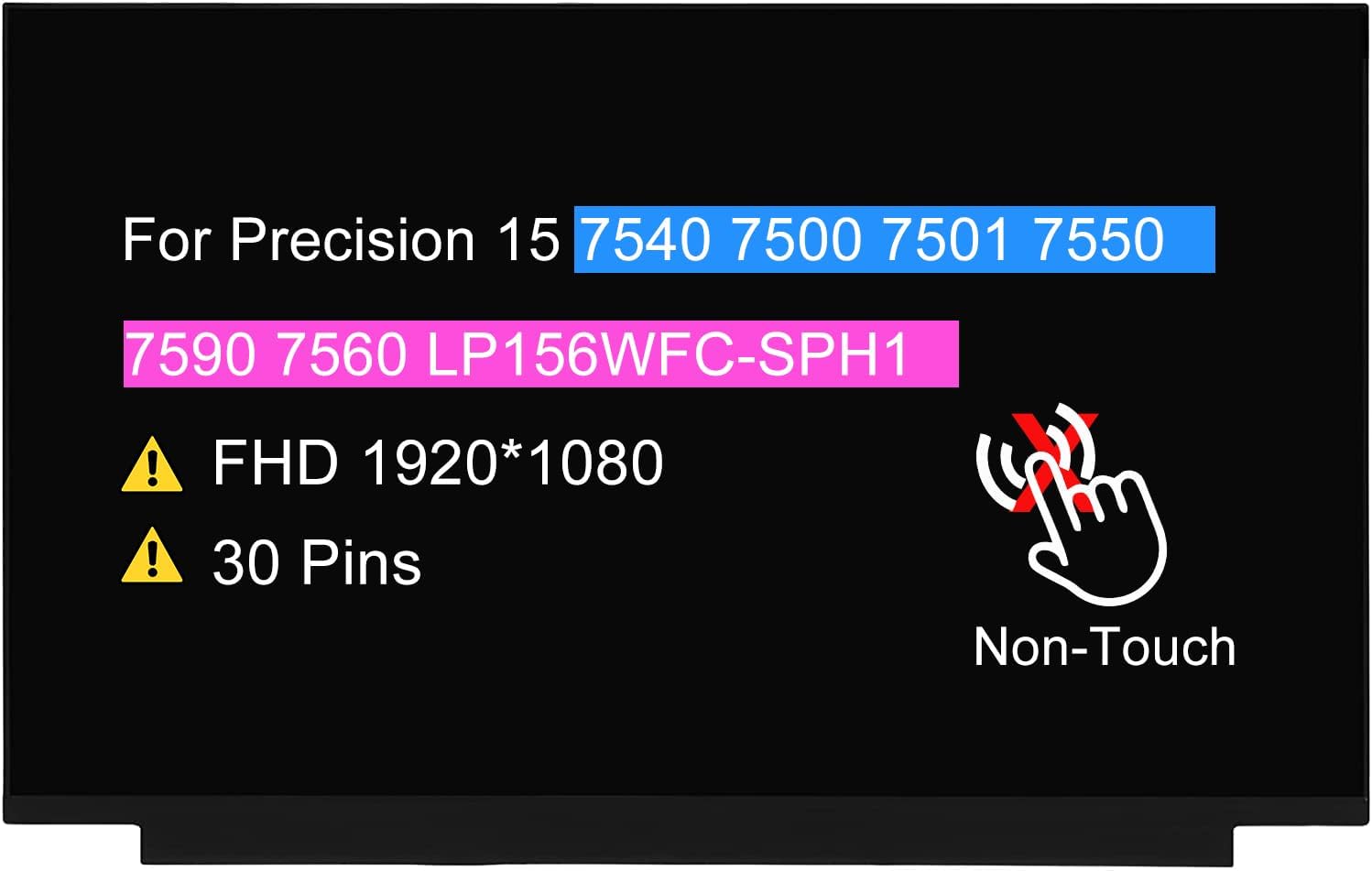 Amazon.com: BTSELSS 15.6" LCD Replacement LP156WFC-SPH1 for Dell ...