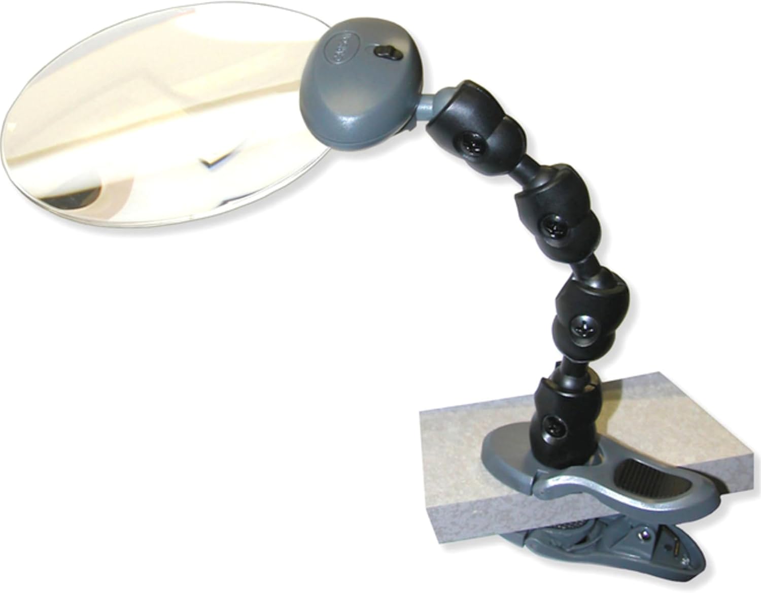 Carson AM20 Attach-A-Mag LED Lighted Clip-on 2x Table-Top Magnifier ...