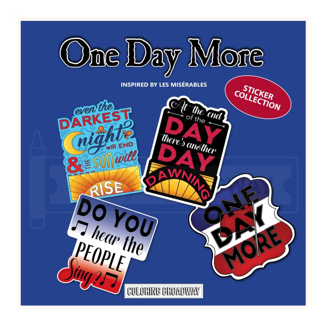 Snapklik.com : Coloring Broadway - Les Miserables Inspired Stickers