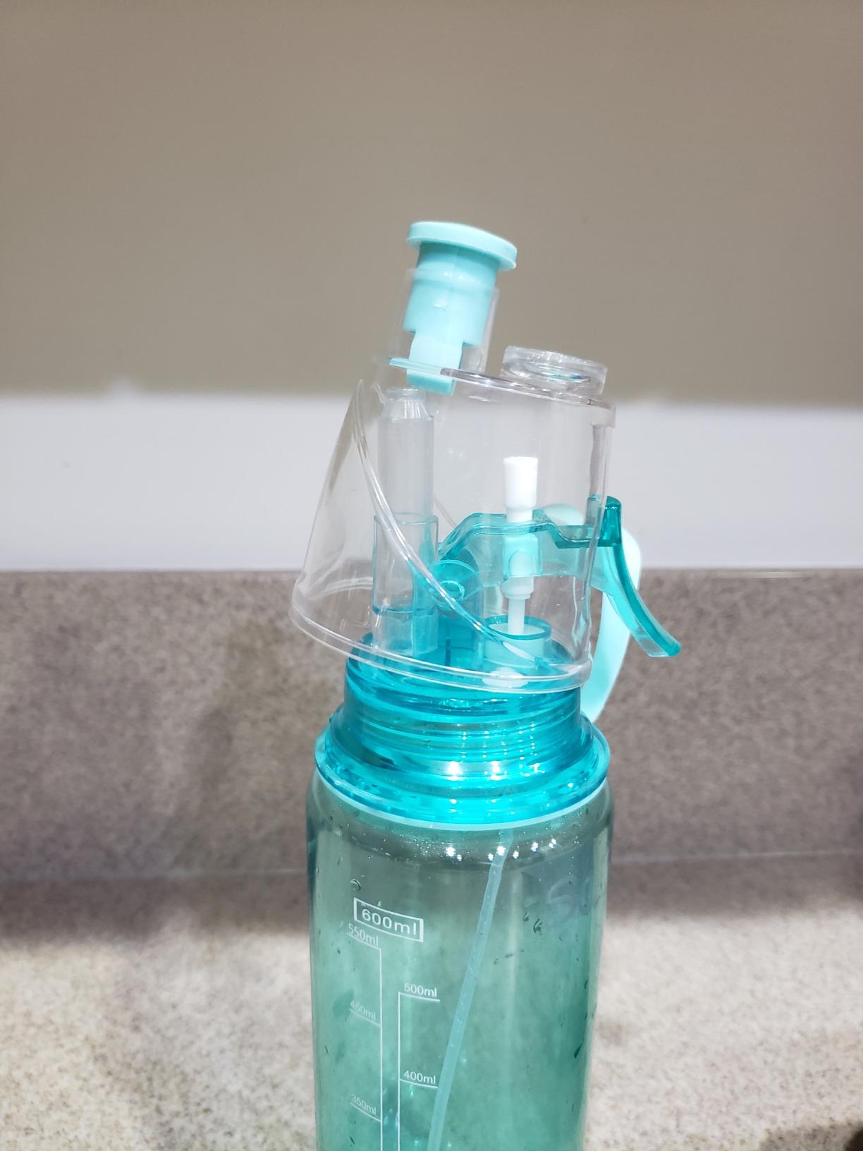 Amazon.com: Mist Spray Water Bottle 600ml Portable Sport Water Bottle ...