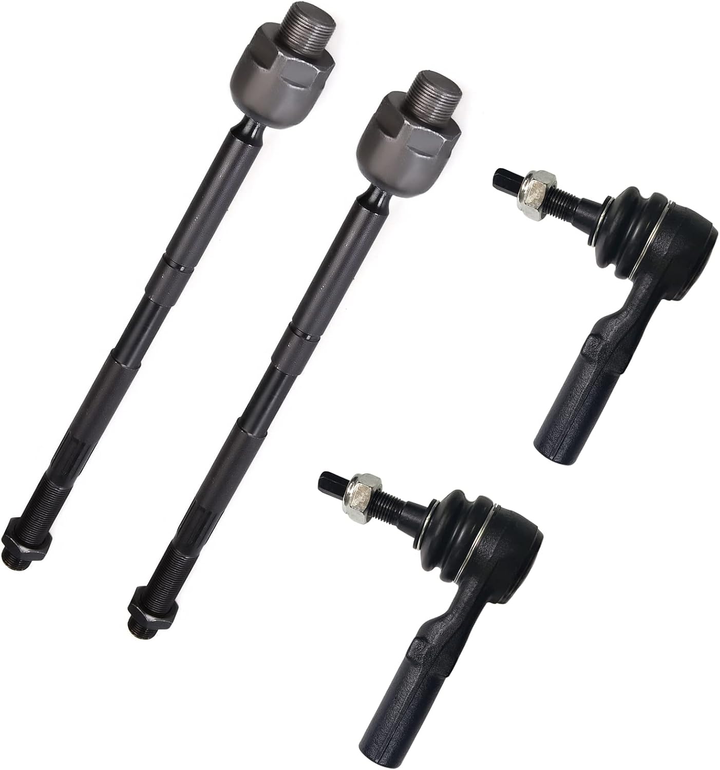 Amazon.com: KDSA 4PC Steering Tie Rod Ends, Front Inner and Outer Tie ...