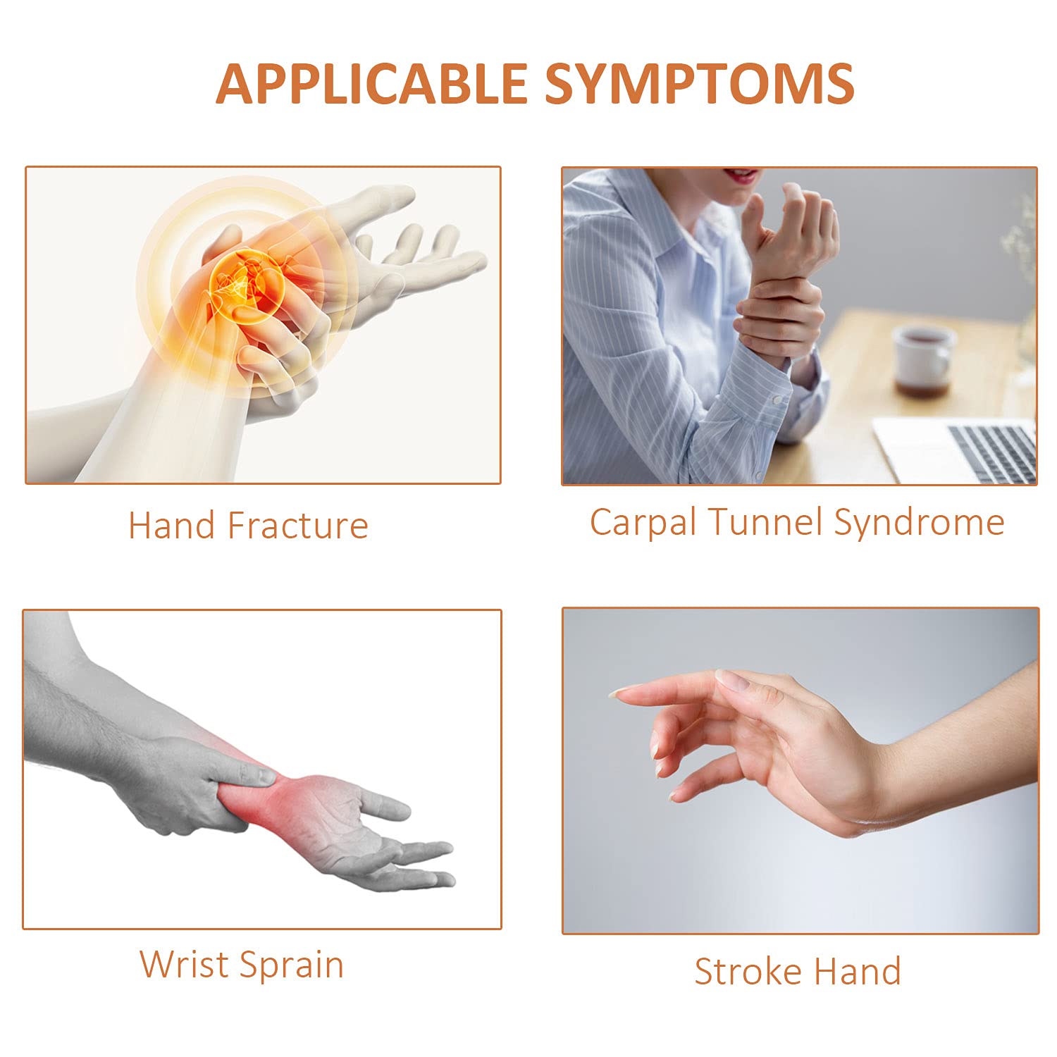 Scurnhau Resting Hand Splint, Hand Splint for Finger Contractures ...