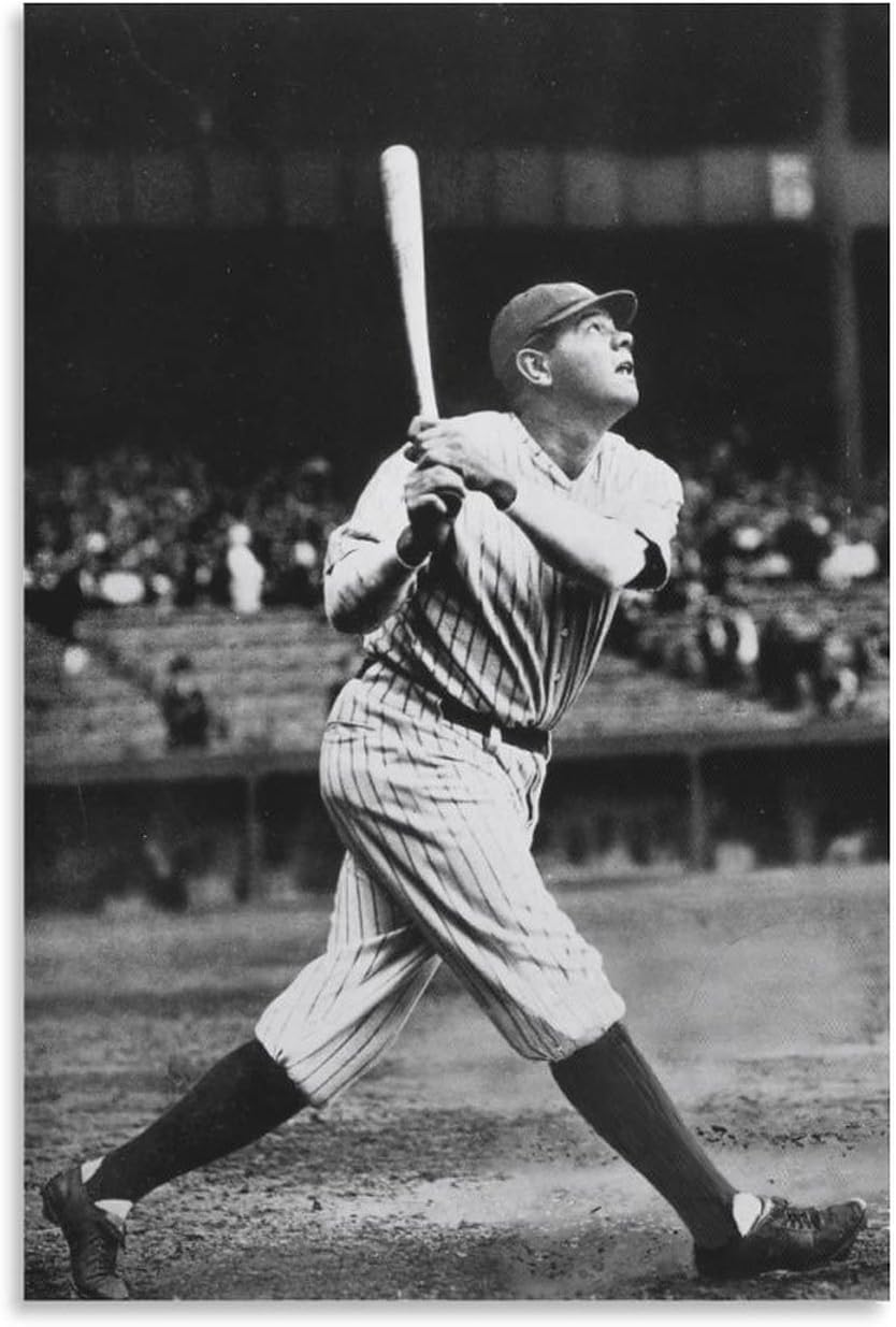 Amazon.com: MAXIAN Babe Ruth Poster Baseball Player (3) Poster Cool ...