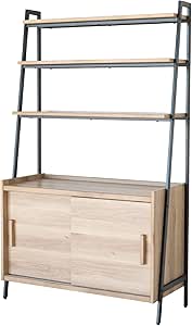 Amazon.co.jp: tac INTERIOR Open Rack, Width 47.2 inches (120 cm), 4 ...