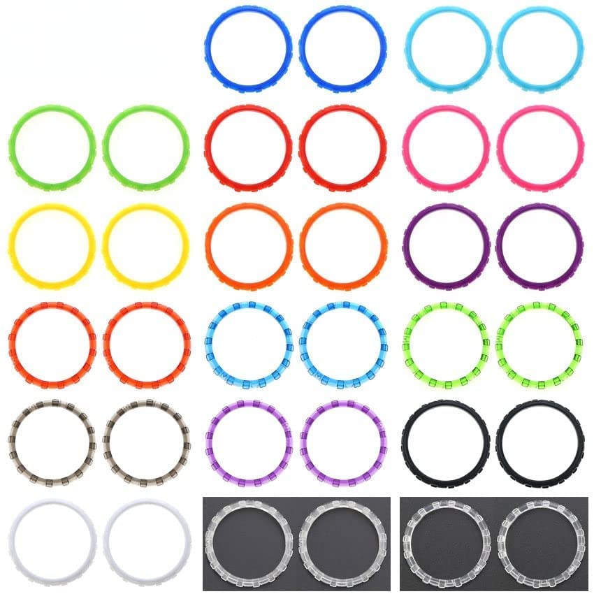 Amazon.com: 2PCS Plastic Thumbstick Rings Custom Accent Rings for PS5 ...