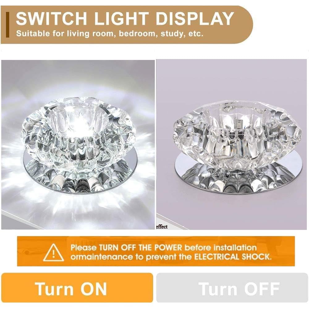 Crystal Recessed Light Trim Kit