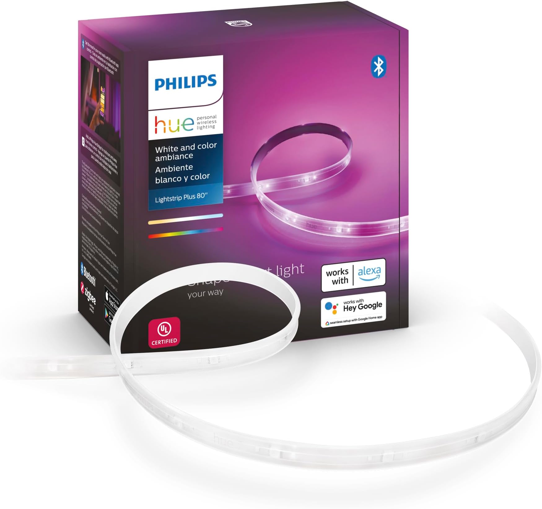Philips Hue Juego básico de luces LED Smart Solo, 10 m, 1 unidad ...