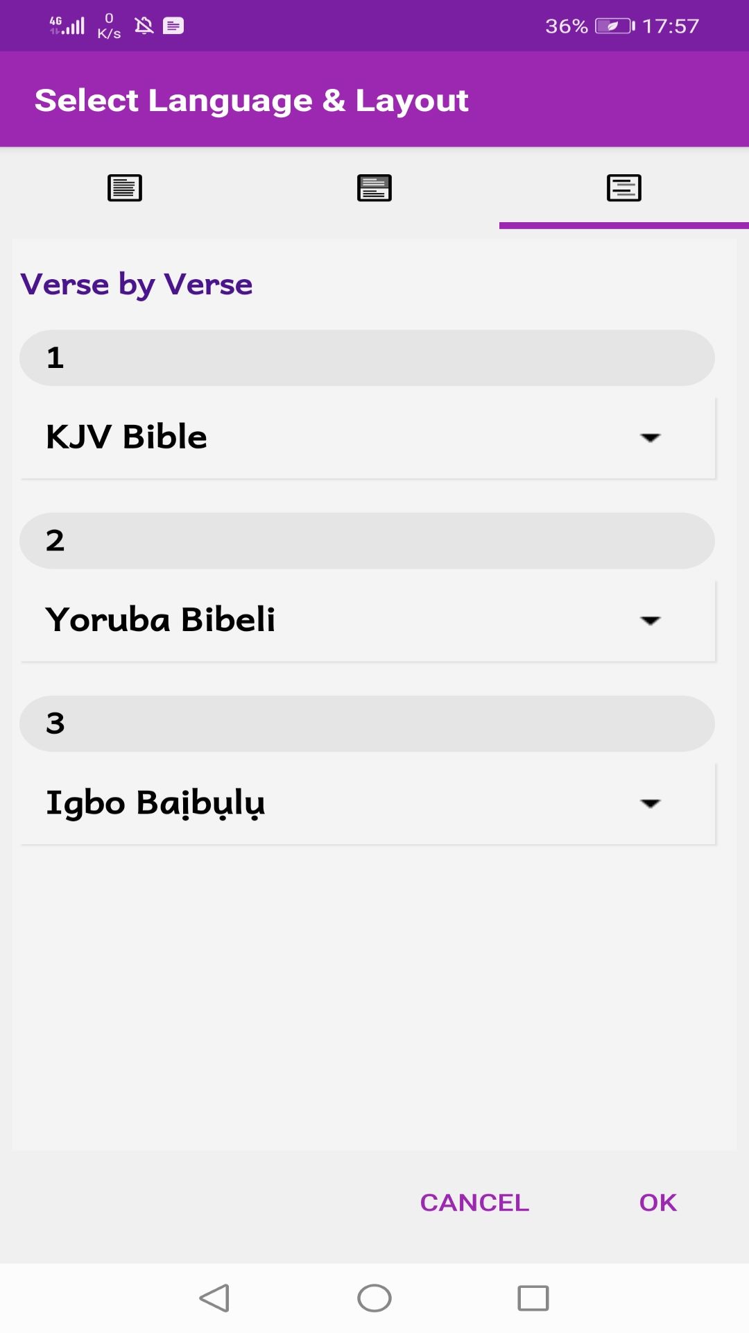 Bible in English/Igbo/Hausa/Yoruba - App on Amazon Appstore