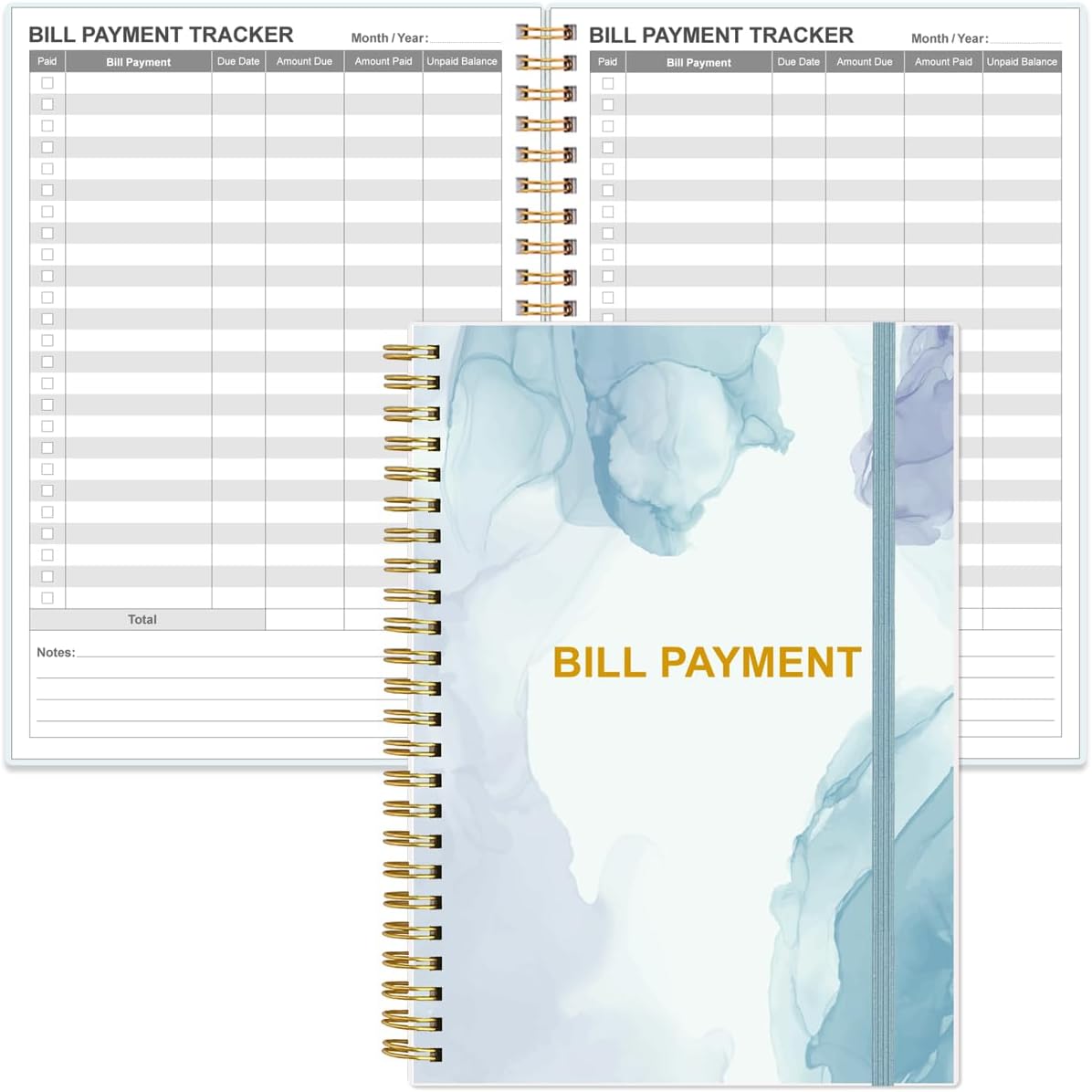 Amazon.com : Bill Tracker Notebook - Monthly Bill Organizer & Planner ...