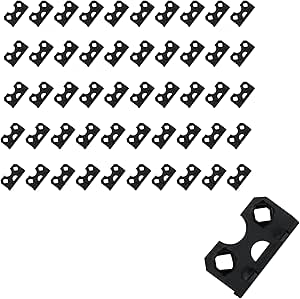 Amazon.com: JianLing 50PCS Double Hole Support Back Button for Picture Frame Backboard 27x14x8mm ...