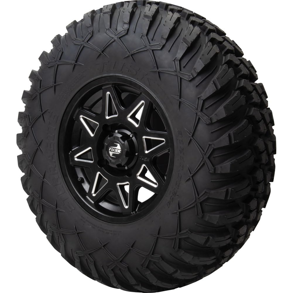 4/137 Tusk Tintic Wheel 15x7 5.0 + 2.0 Milled/Black For Textron ...