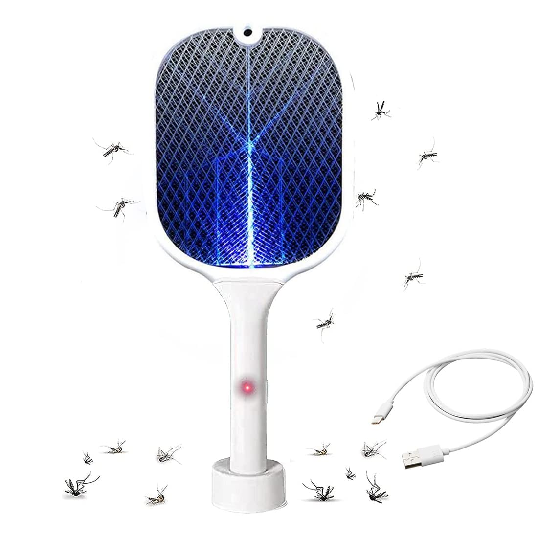 DealFry Mosquito Killer Racket Rechargeable Handheld Electric Fly ...