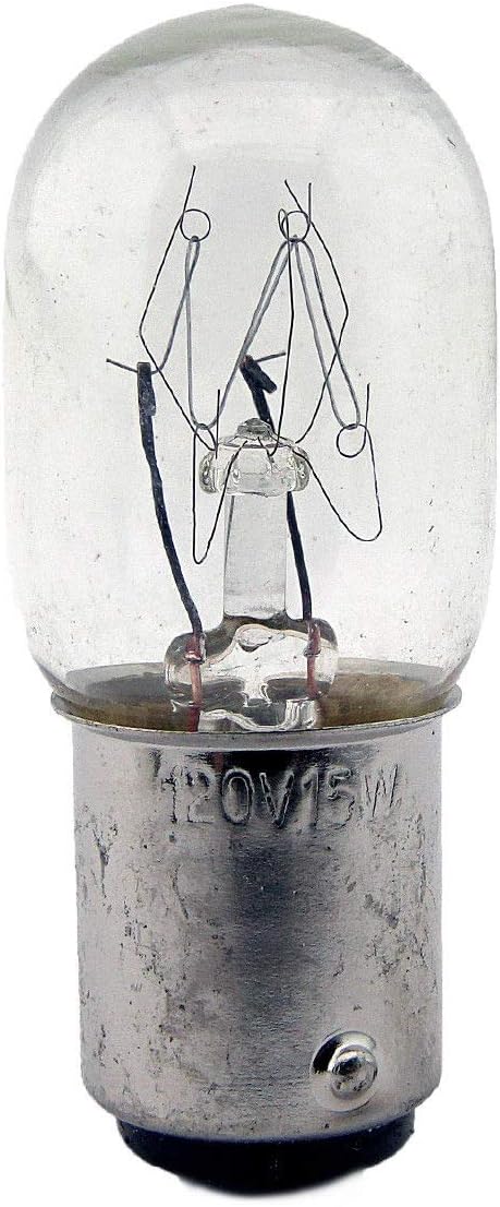 Amazon.com: Sewing Machine Light Bulb, 9/16" Base 120V 15W Push-in Turn ...