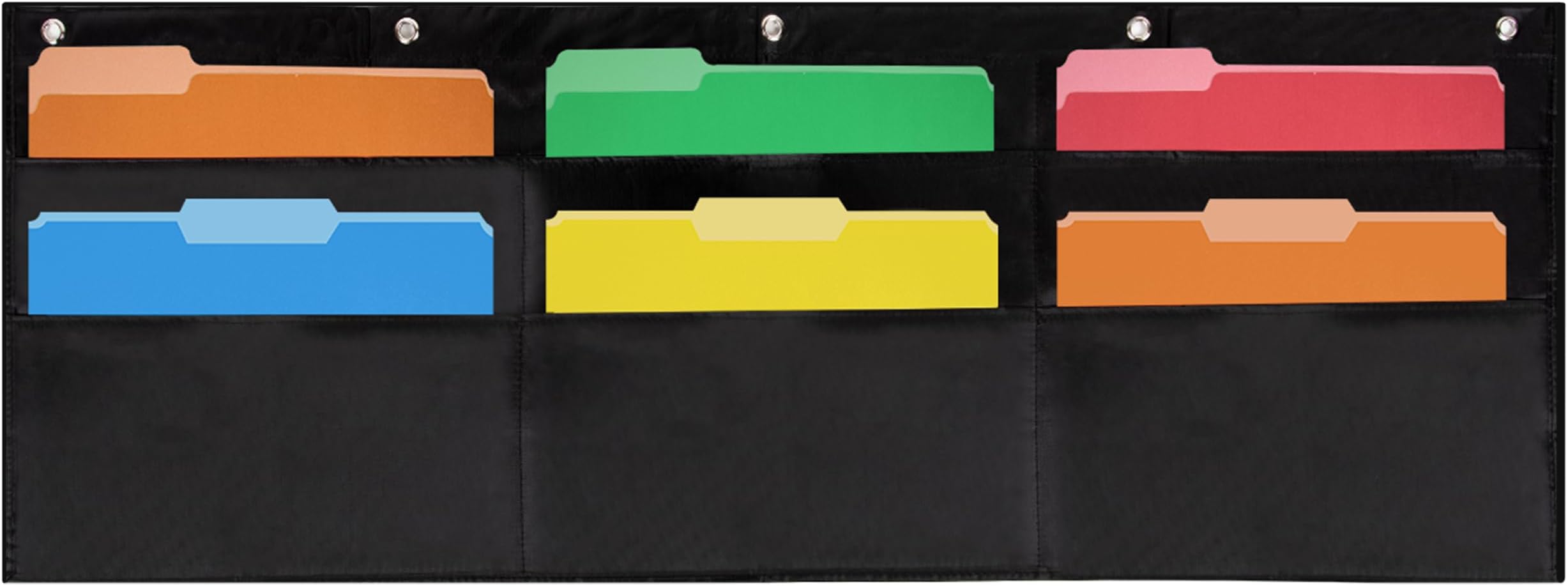 Amazon.com : Essex Wares - 6 Pocket Horizontal File Hanging Paper ...