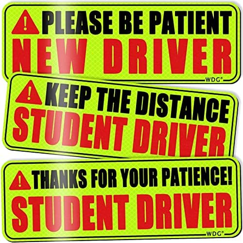 Amazon.com: VAXPTHEX 4Pcs Student Driver Car Magnet,Cute Cartoon New ...