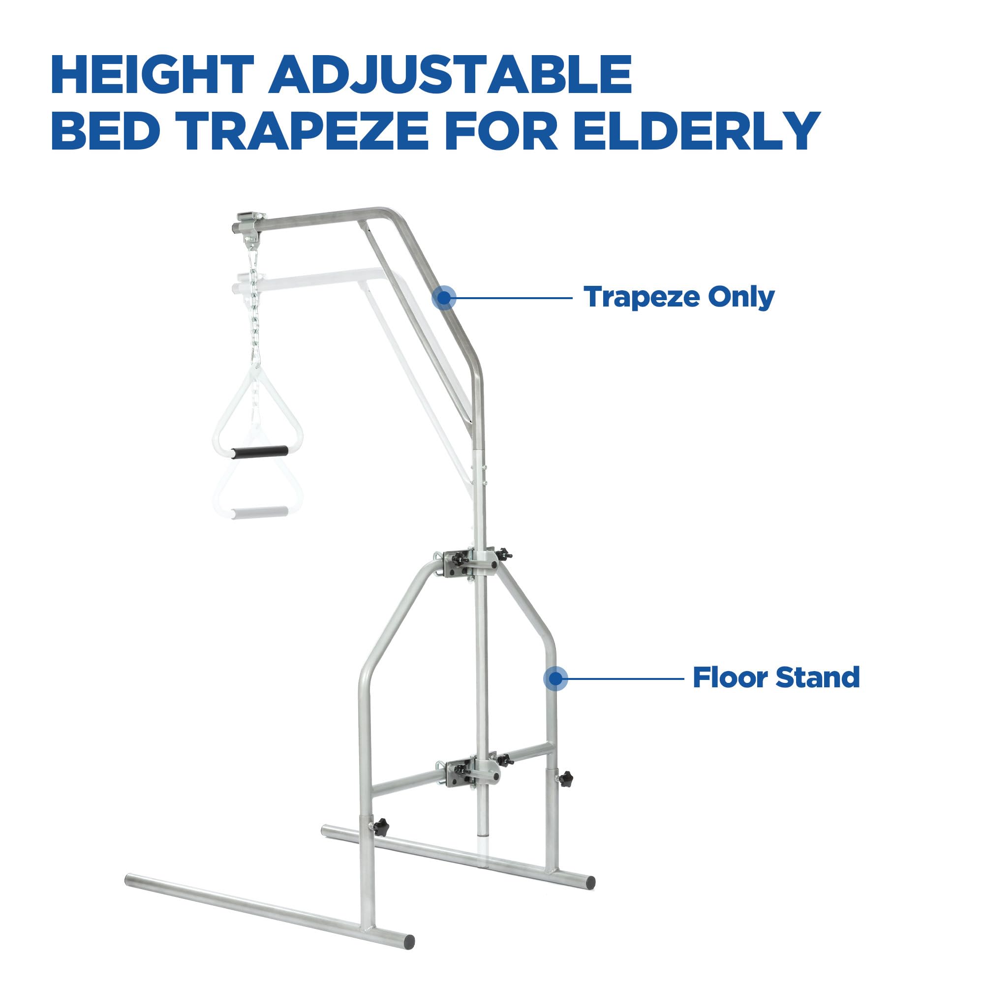 Snapklik.com : Bed Trapeze, Trapeze Bar For Bed Mobility, Free Standing ...
