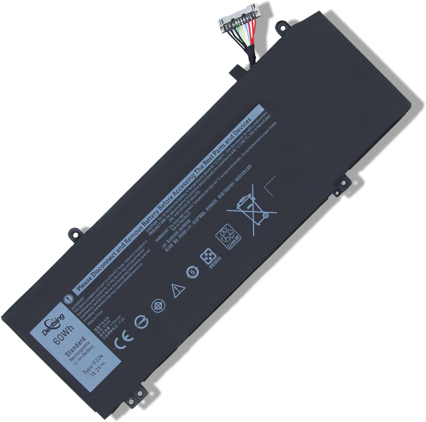 Amazon.com: 2F8K3 M18X Laptop Battery for Dell Alienware 17 R1 17X M17X ...