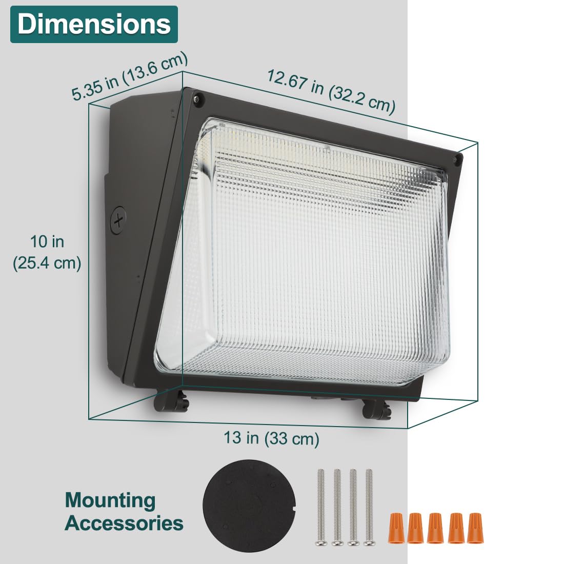 Snapklik.com : Kadision 150W LED Wall Pack 120W 100W Adjustable ...