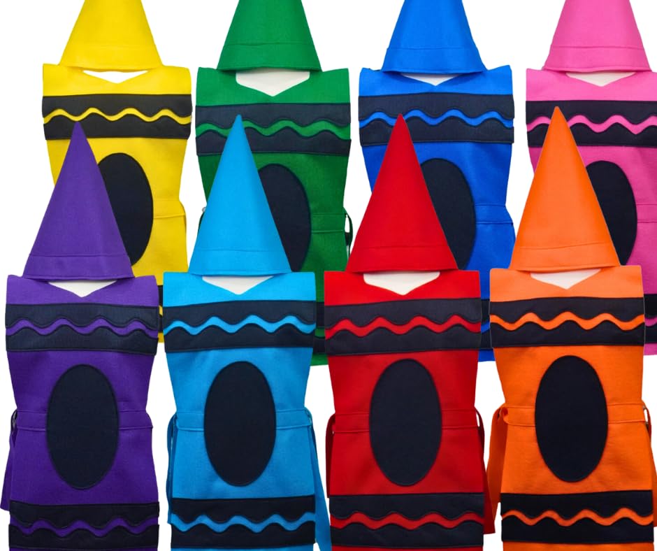 Amazon.com: Crayon Costume Set (Tunic and Hat) - Baby, Toddler, Kids ...