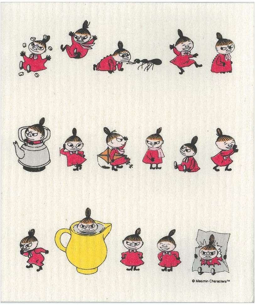 Amazon｜イーオクト(E.oct) ecomfortHouse (エコンフォートハウス) スポンジワイプ リトルミイ がいっぱい 1個｜キッチンスポンジ オンライン通販