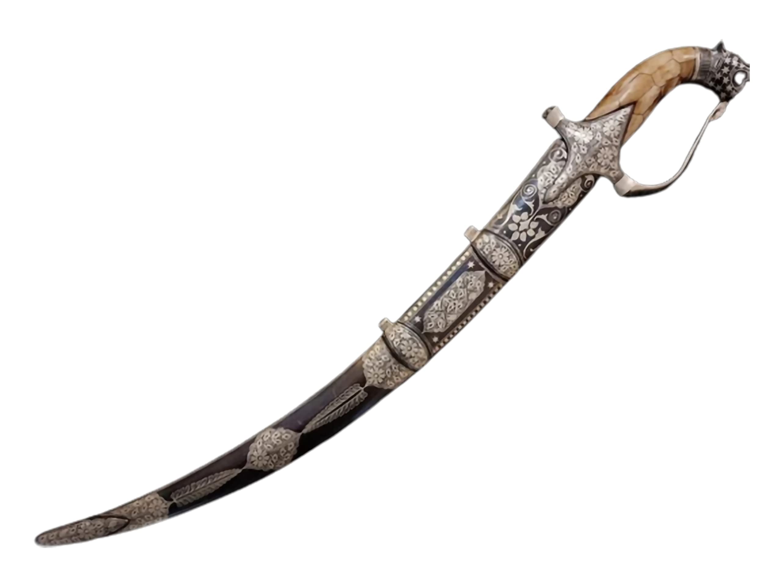 Buy Indian Traditional Saber with Tiger Face Hilt Handcrafted Indian ...