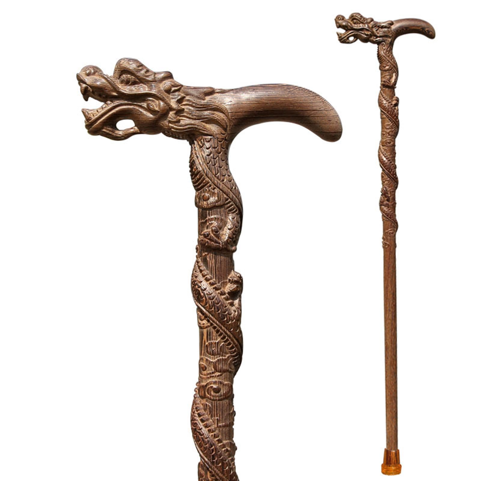 Wooden Dragon Cane