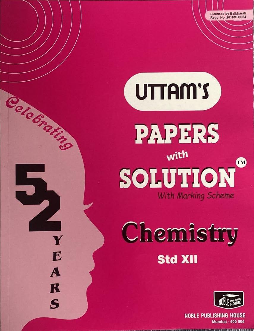 Buy STD 12 SCIENCE | UTTAM'S PAPER WITH SOLUTIONS CHEMISTRY | Based on ...