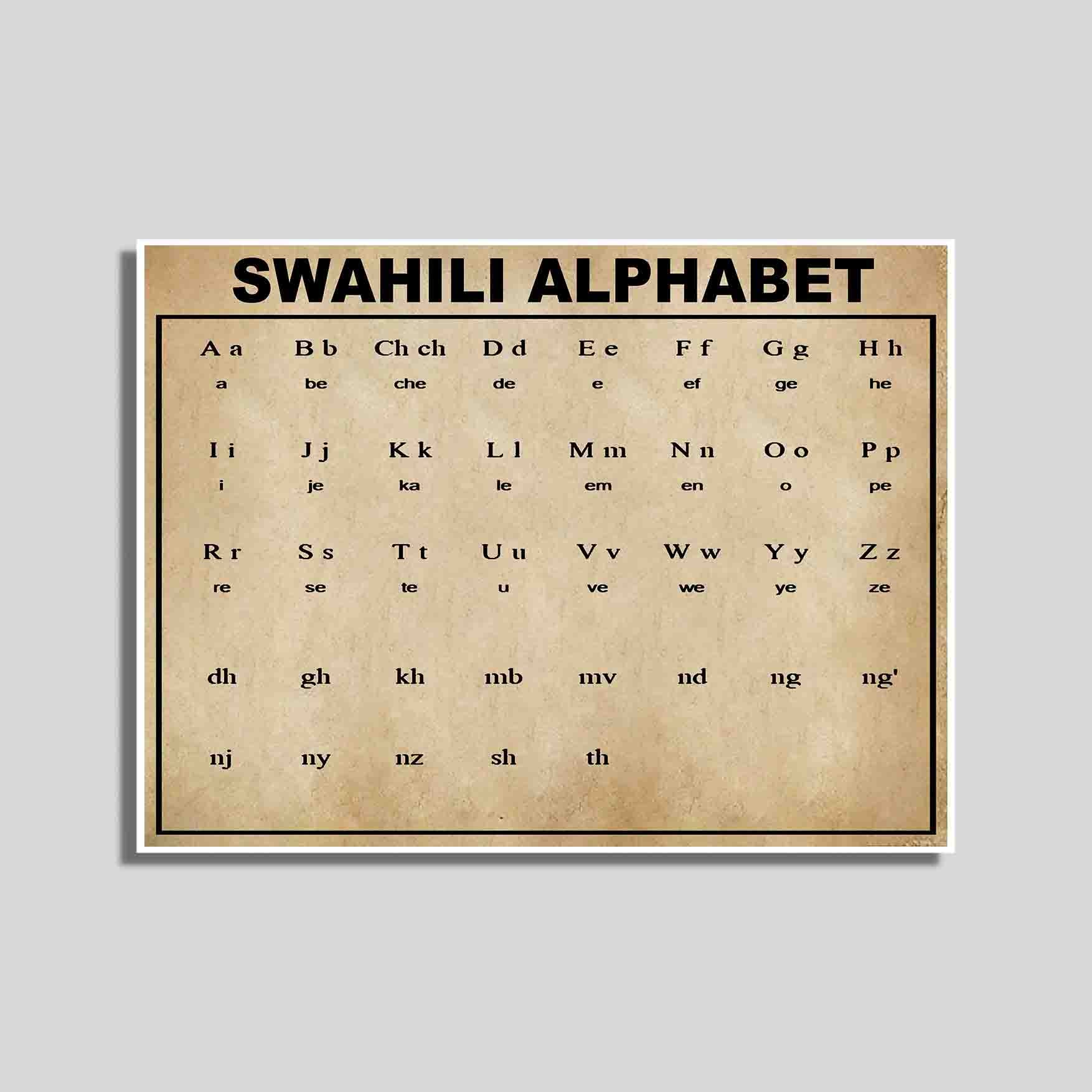 Does Swahili Have An Alphabet