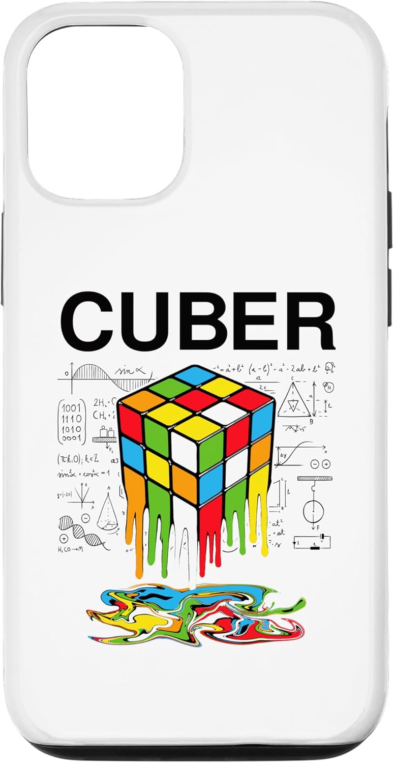 Amazon.com: iPhone 12/12 Pro Cuber Melting Cube Competitive Speedcubing ...