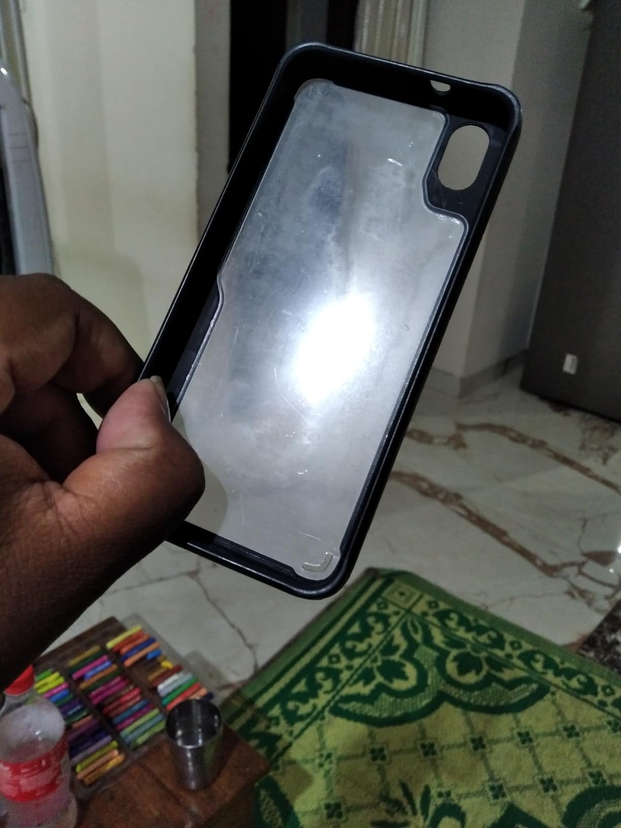 REALCASE Redmi 7A Back Cover Case | Transparent Clear Gel TPU Bumper ...