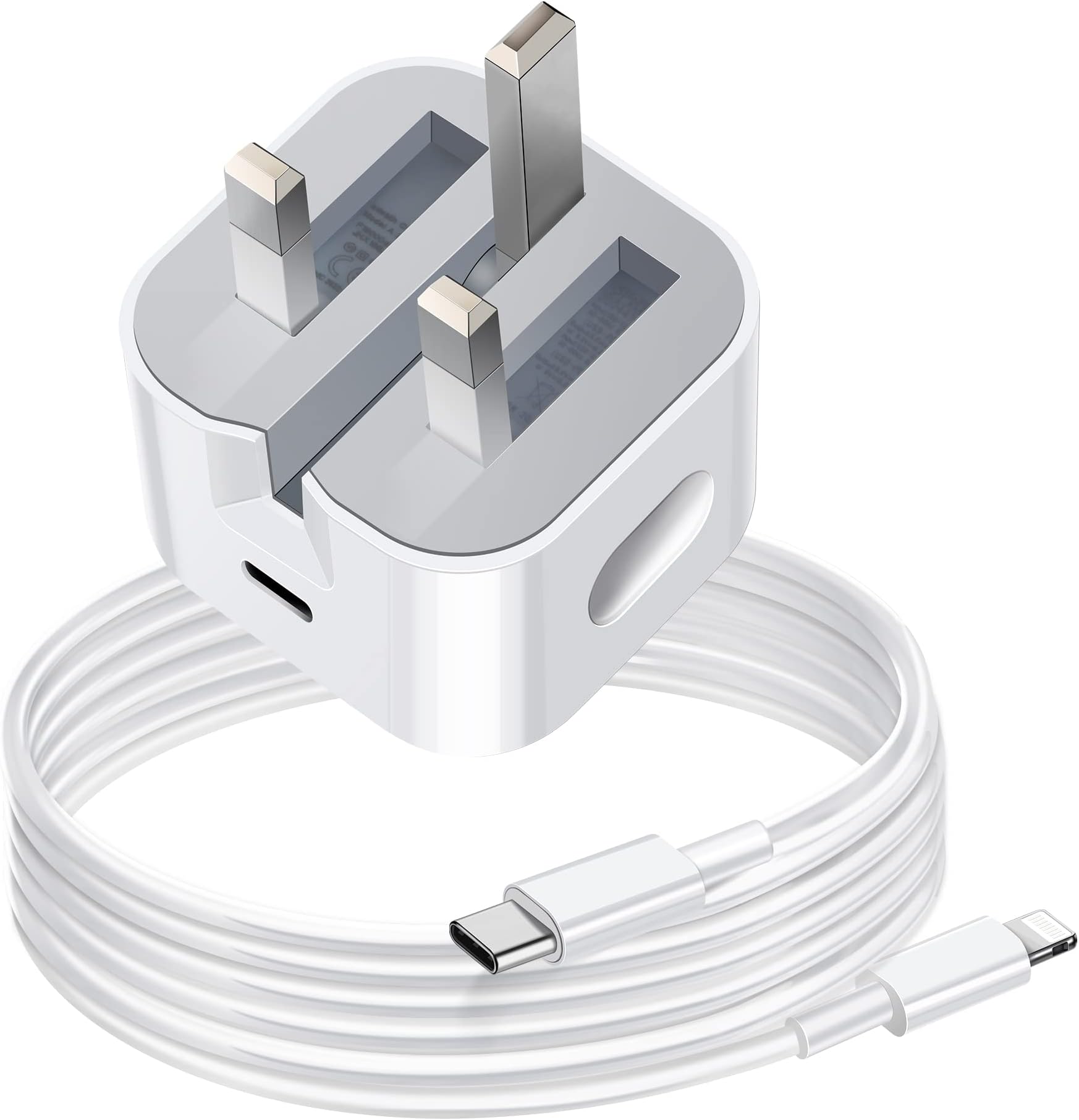 Snykes USB C Plug, 65W 5-Port Fast Charger Plug UK and 2-Port PD Power ...