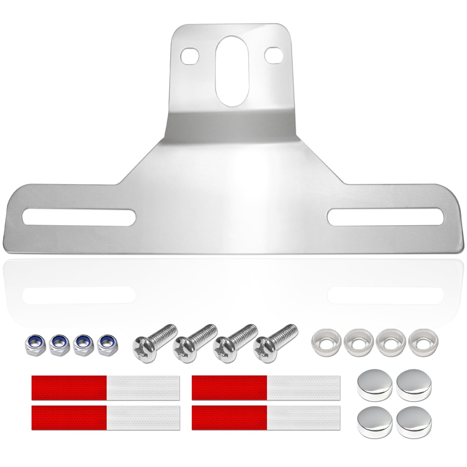 Amazon.com: BGGTMO Trailer License Plate Holder Bracket- Stainless ...