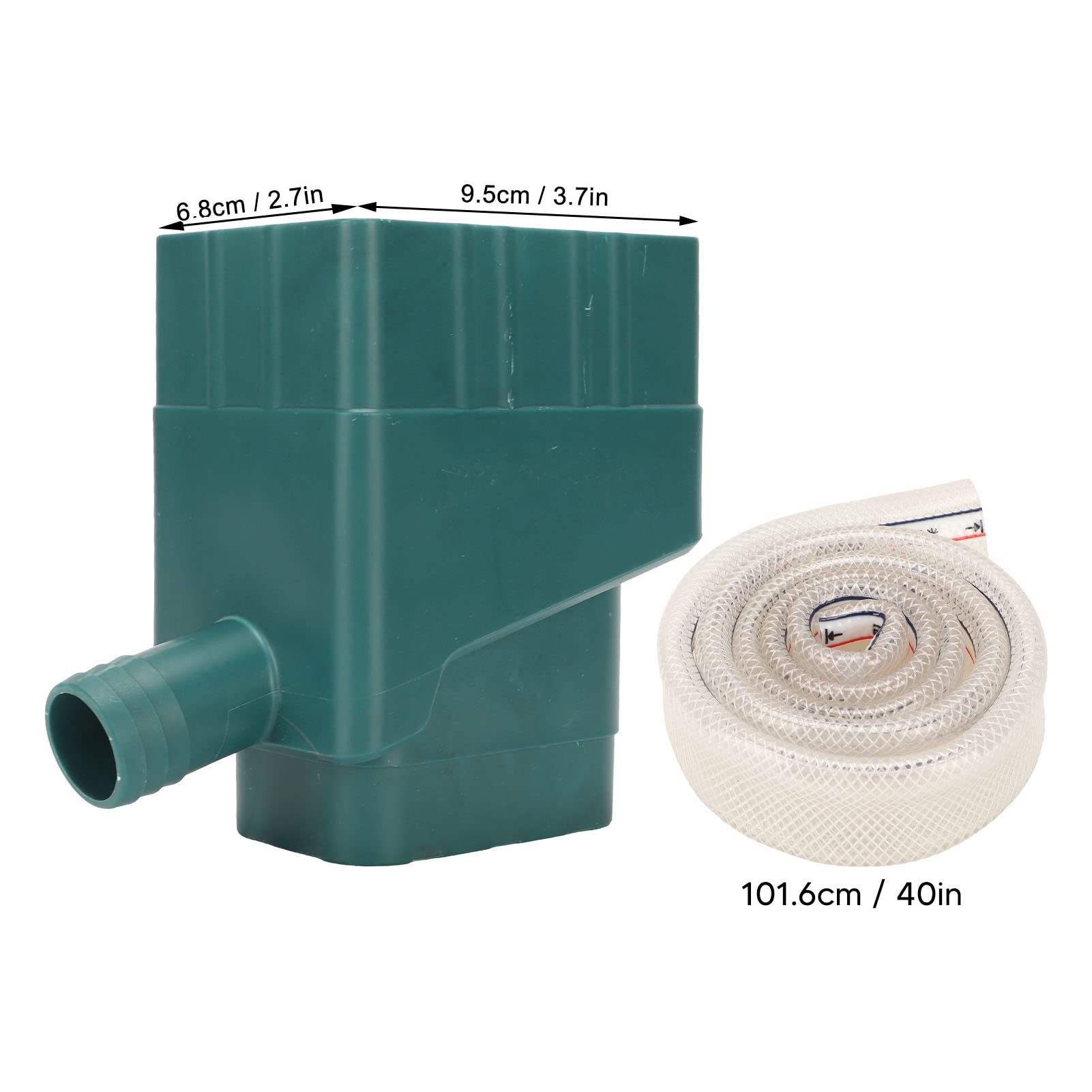 Gutter Downspout Rain Barrel Diverter Kit - Complete System For 2x3 ...