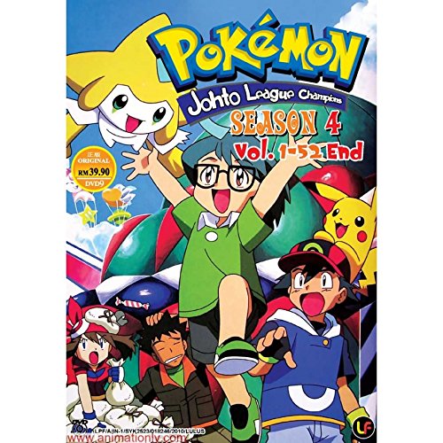 Pokemon Season.4 Johto League Champions (TV 1 - 52 End) (DVD, Region ...