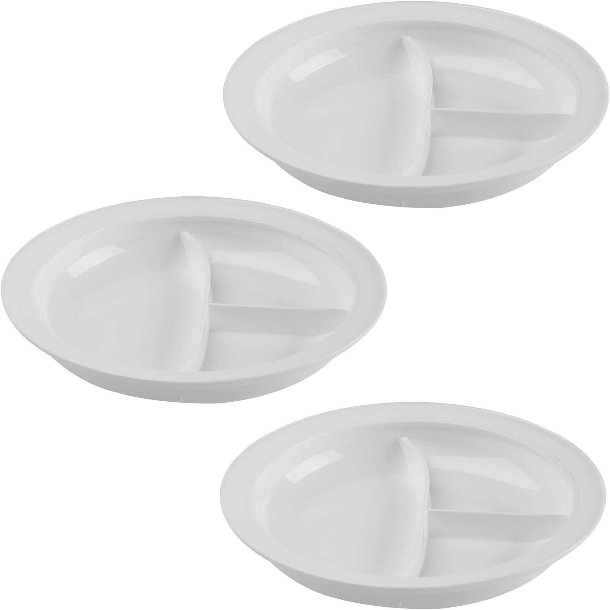 Amazon.com: Providence Spillproof Partitioned Plate - 9" Red (3-Pack ...