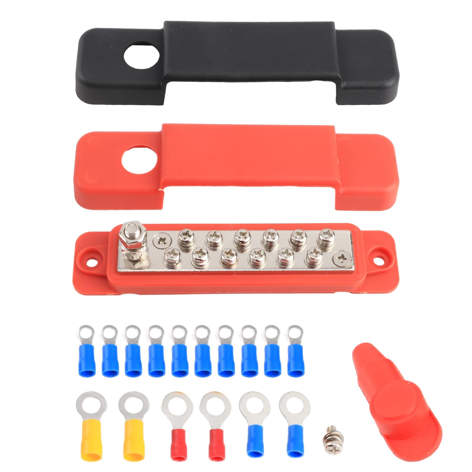 Amazon.com: SsllZdq 12 Terminals Bus BarDistribution Block Battery ...