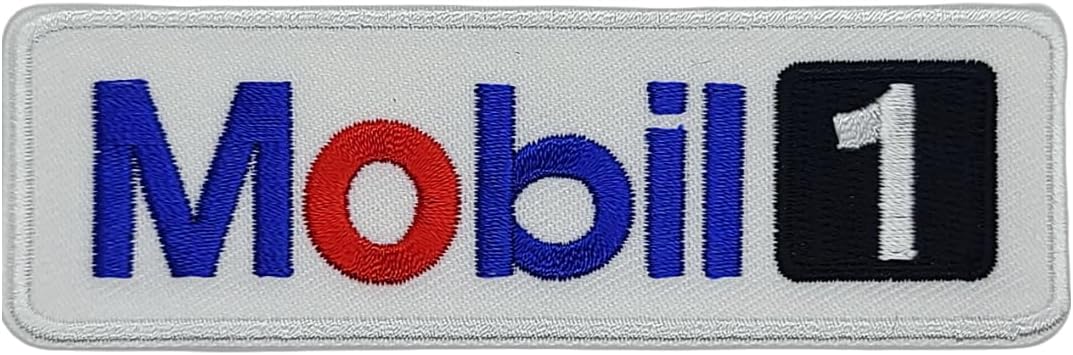 Amazon.com: Mobil 1 Motorsport Oil Racing Iron on Sew on Patch Patch (4 ...