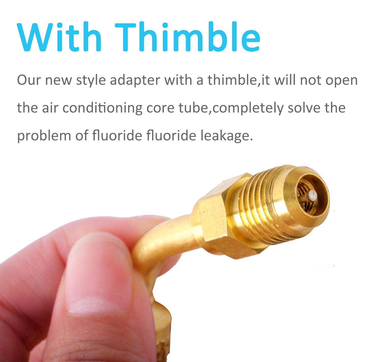 Snapklik.com : R410a Adapter For Mini Split, 5/16" SAE Female Quick ...