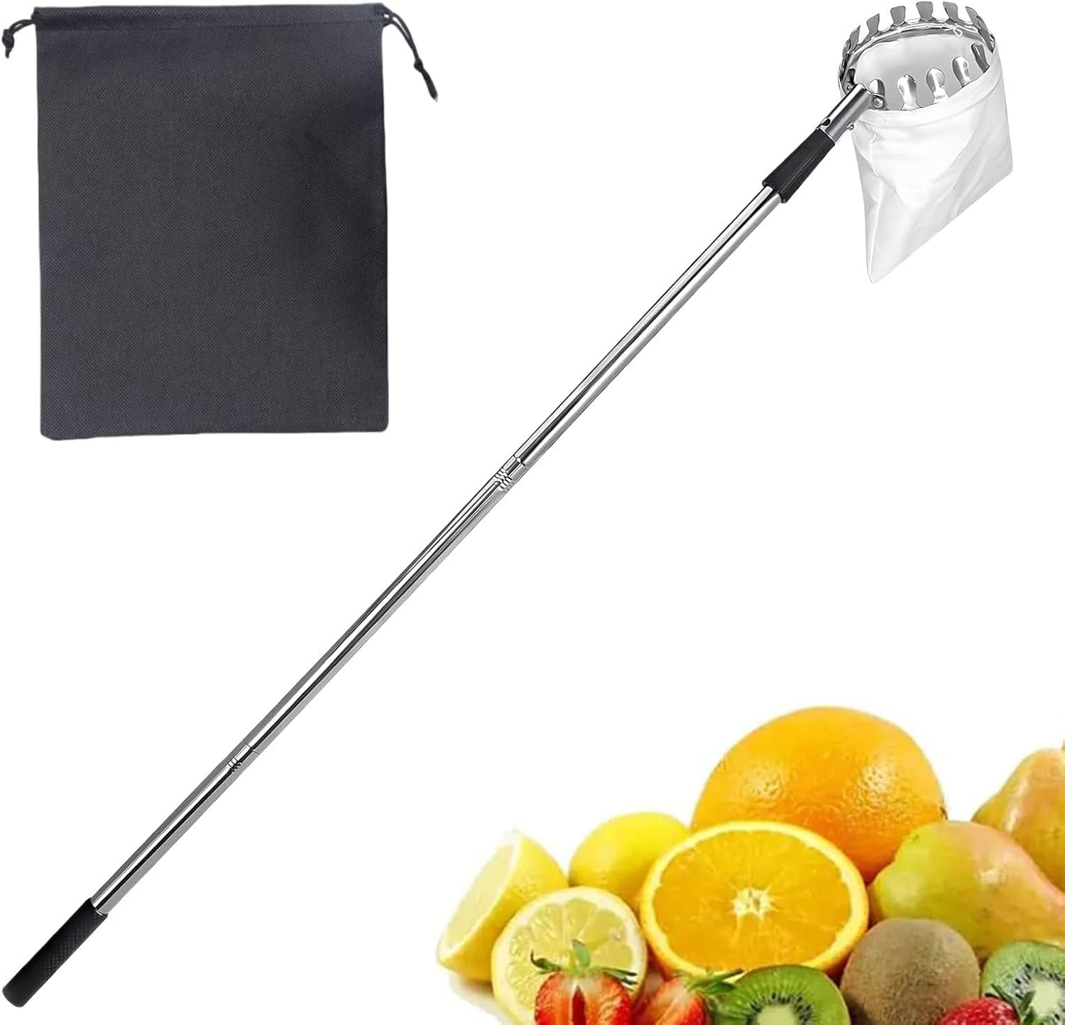 Amazon.com : Stainless Steel Splicing Rod – Fruit Picker Tool, Harvest ...