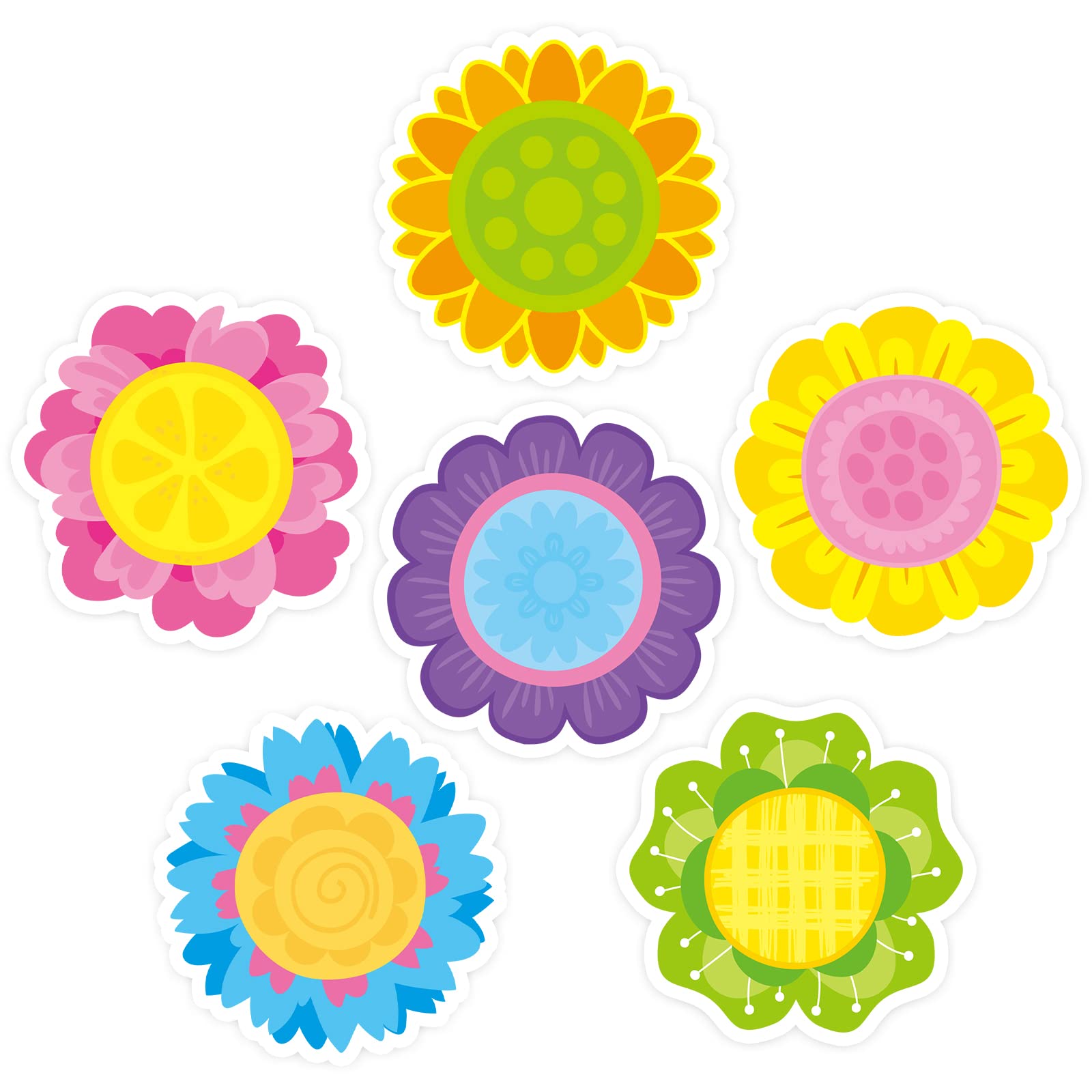 Amazon.com : 30 Pack Spring Flowers Sticky Notes - 600 Sheets Floral ...