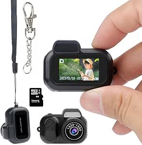 Mini Keychain Camera, 1080P HD Mini Camera Keychain, Portable Key Chain ...
