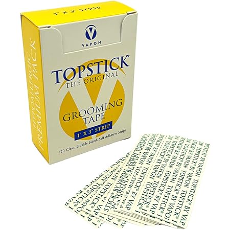 Amazon.com: Vapon Topstick 1" X 3" - Clear Strips - New Hypoallergic ...