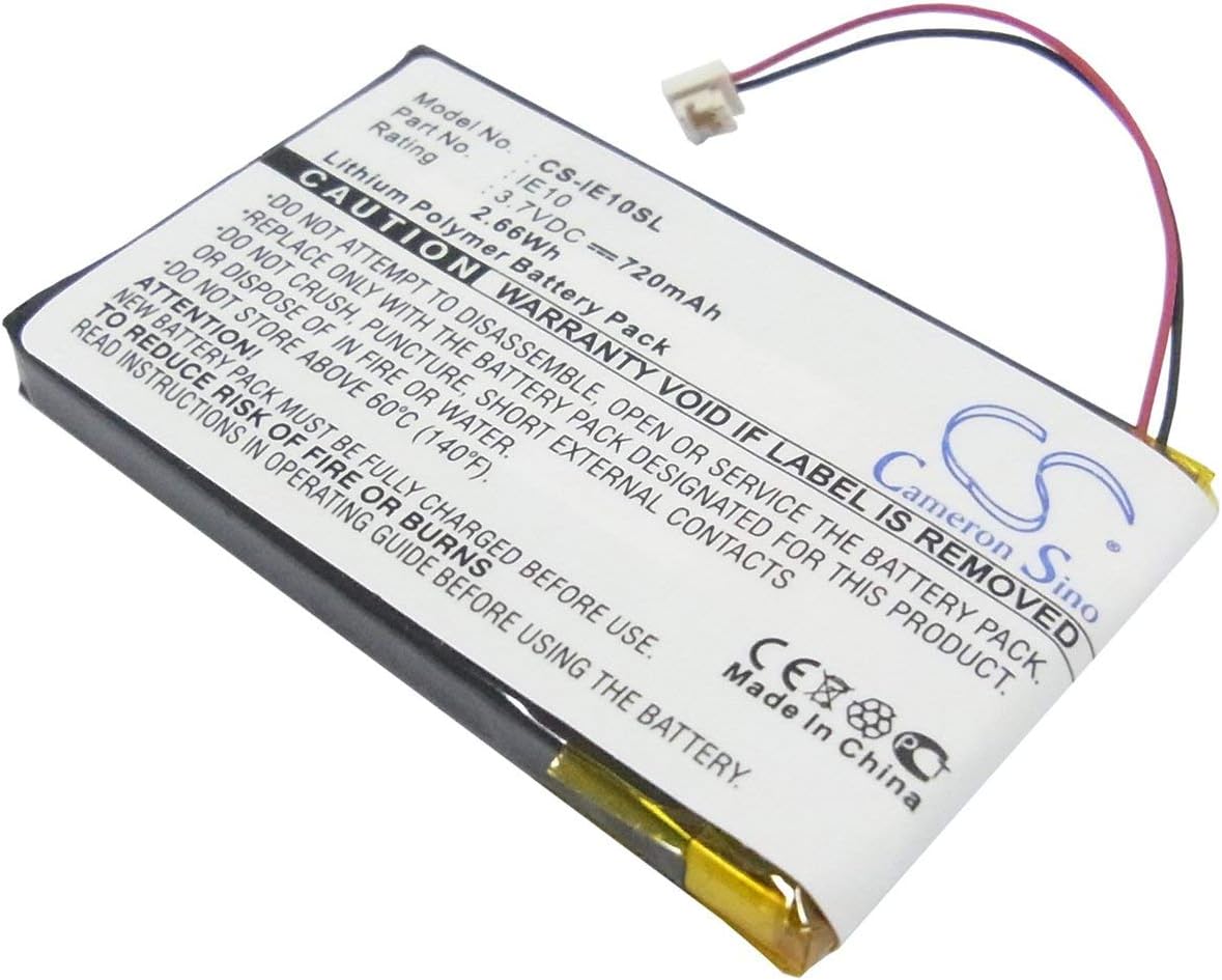 Amazon.com: Battery Replacement Compatible for IRIVER E10, E10CT, HDD ...