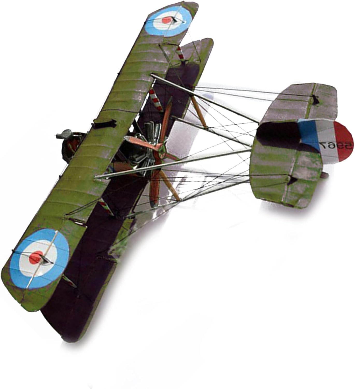 Amazon.com: MOUDOAUER Paper British Airco DH.2 Single-seat Biplane, 1: ...