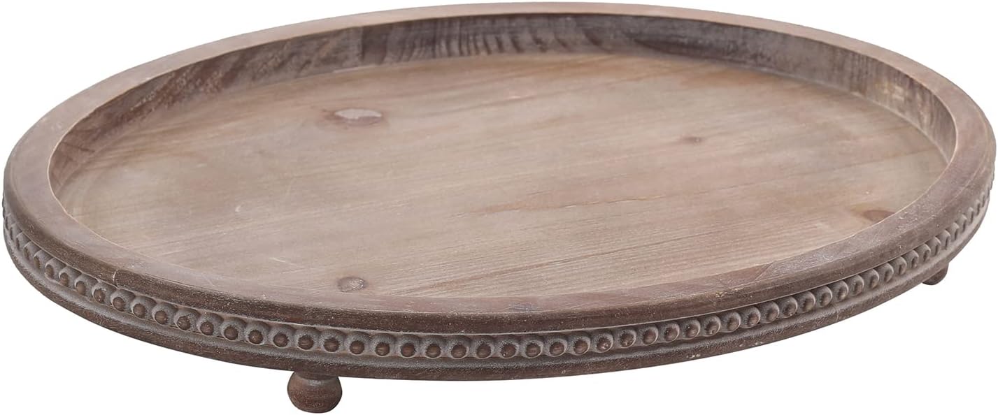 Amazon.com: Oval Tray for Coffee Table - 16×11.8in Decorative Trays for ...