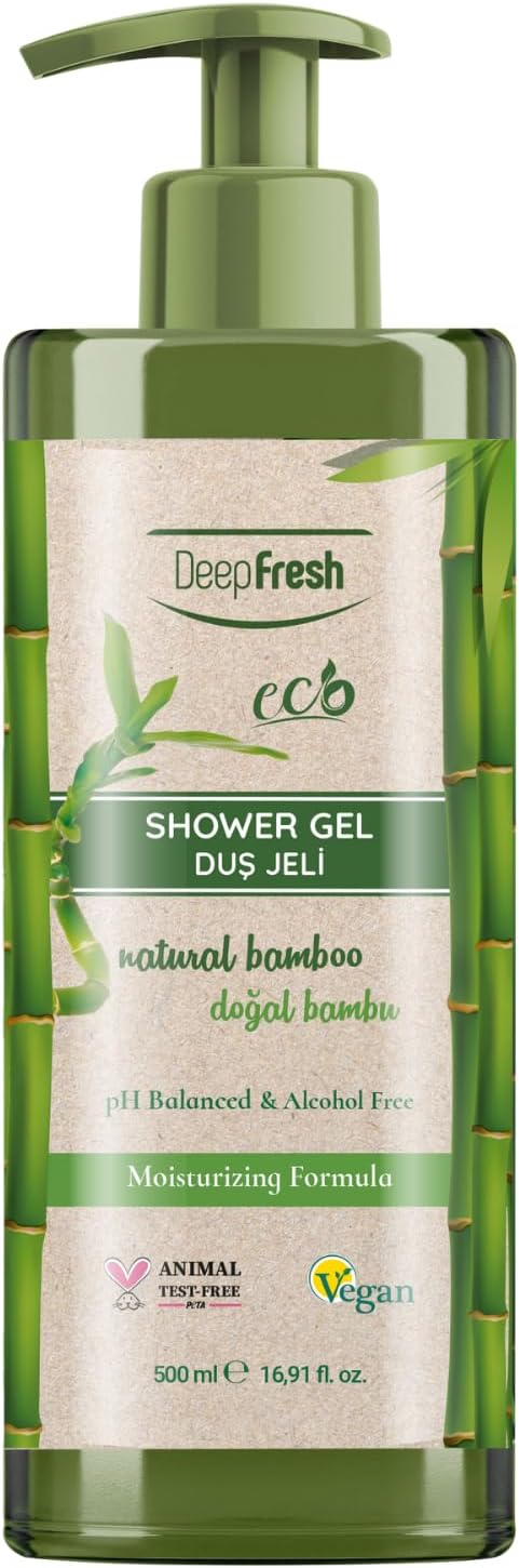 DeepFresh Eco Serisi Doğal Bambu Duş Jeli, 500ml : Amazon.com.tr ...