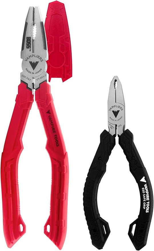 VAMPLIERS 2-PC Screw Extraction Pliers Set. Includes: 5" Mini ESD Safe ...